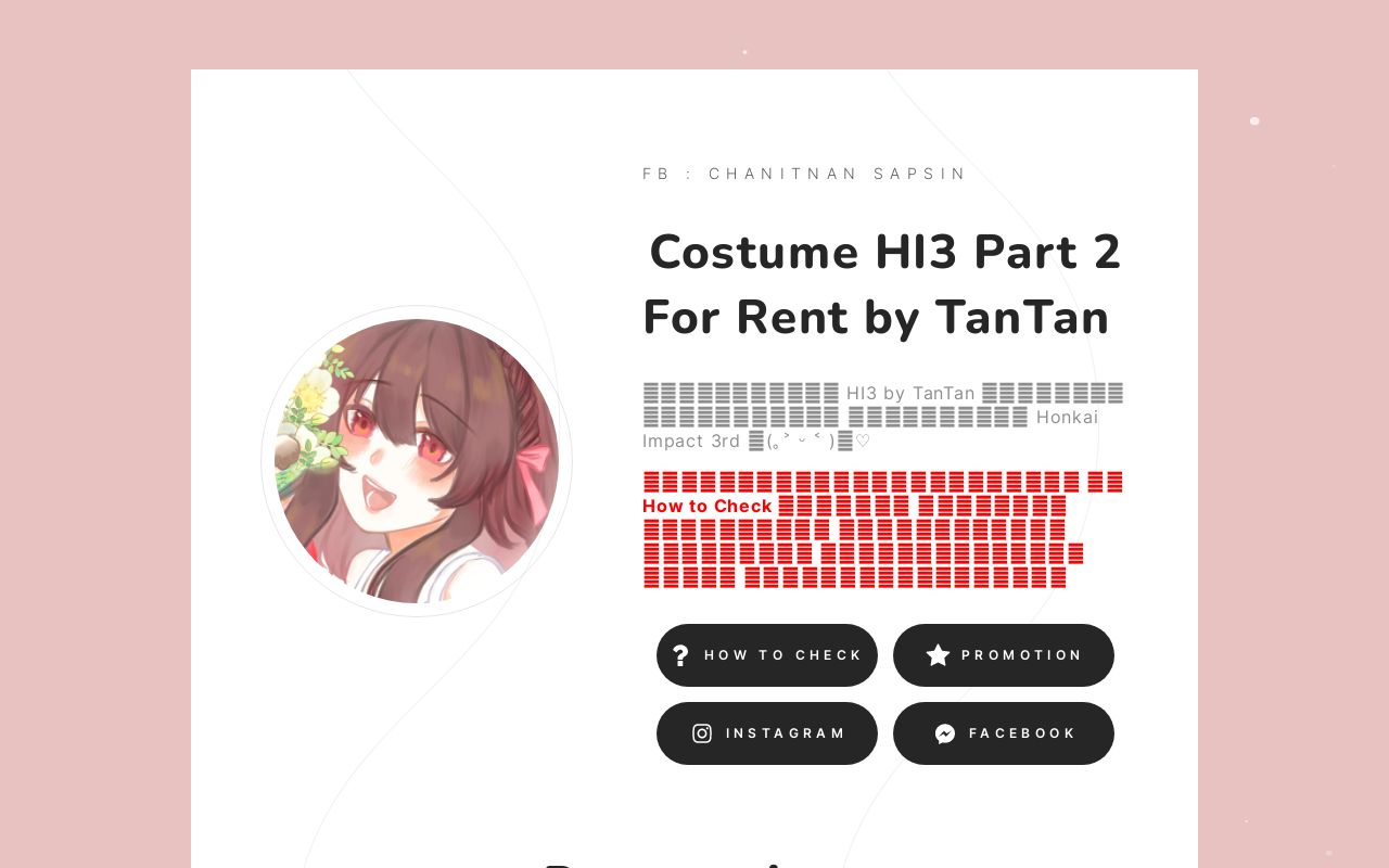 Costume HI3 Part 2 by TanTan